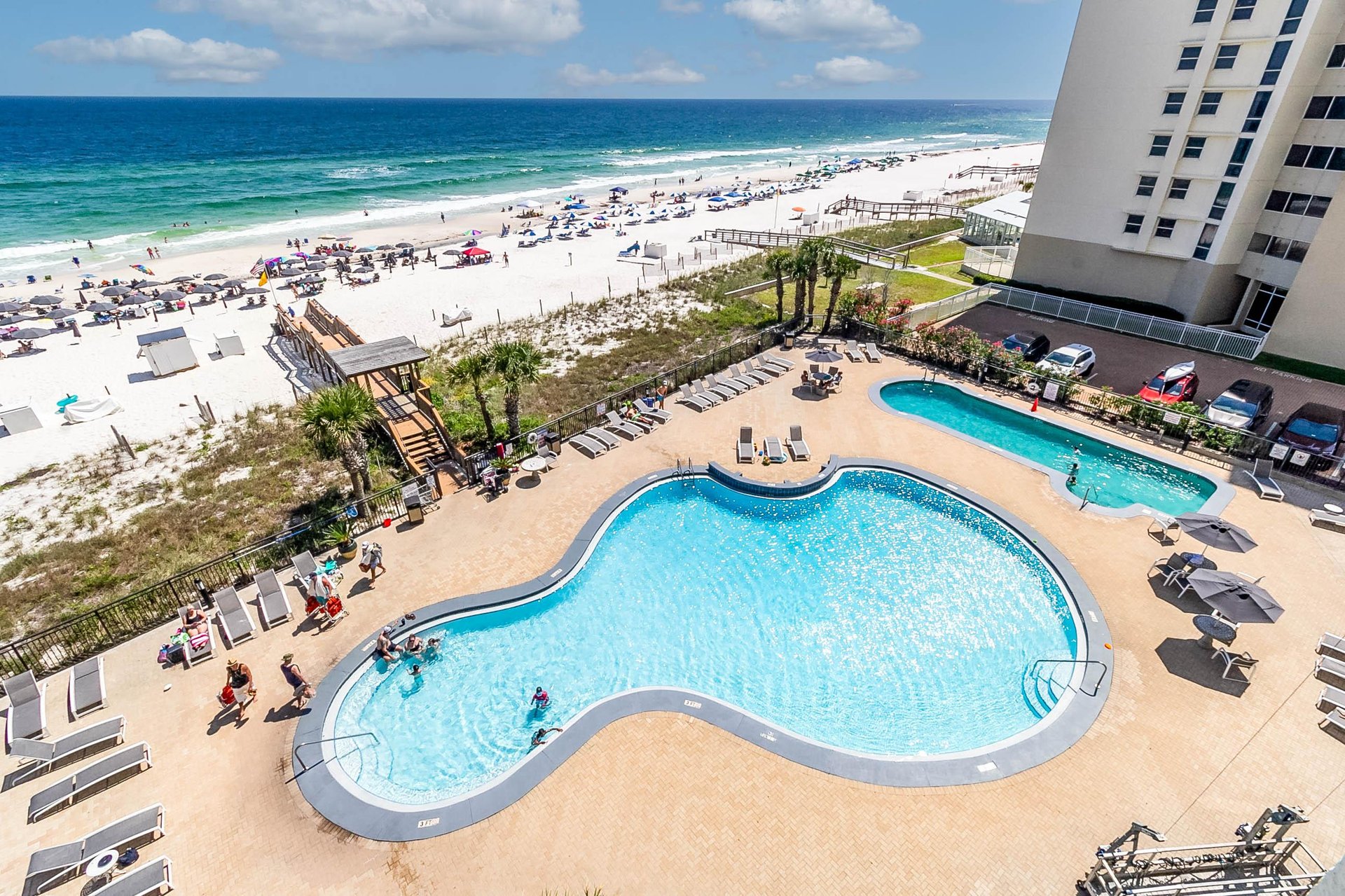 New Listing is a 6th Floor Gulf Front Condo For Best Vacay Ever! Beach Baby!