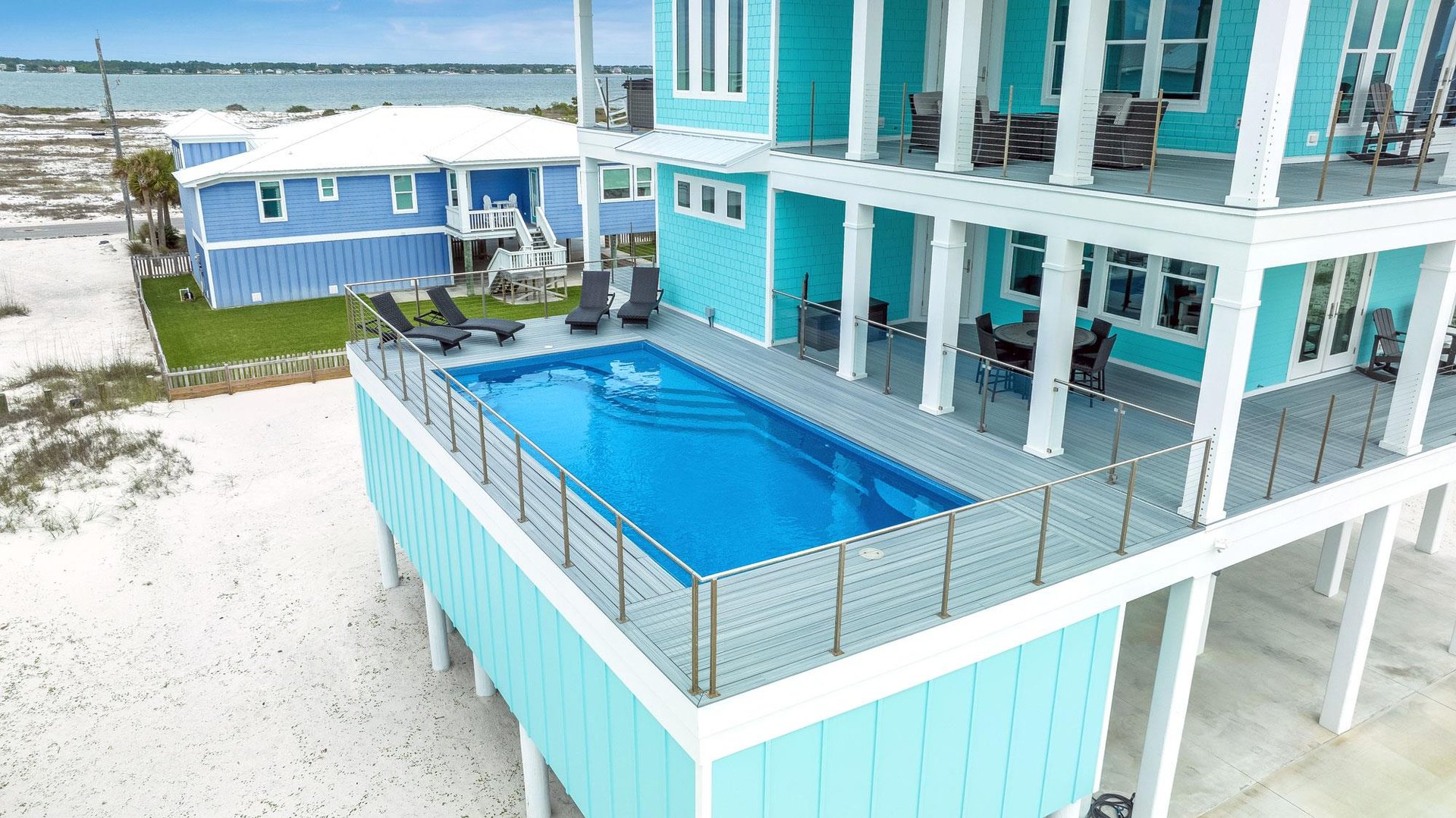 15% Off! Luxury Gulf View Home w/ (heated) Pool and Hot Tub on Navarre ...